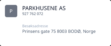 PARKHUSENE AS • 927762072 • Bodø