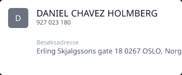 DANIEL CHAVEZ HOLMBERG • 927023180 • Oslo • Annonse- og ...