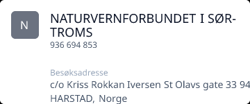 NATURVERNFORBUNDET I SØR-TROMS • 936694853 • Harstad • Aktiviteter i ...