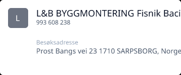 L&B BYGGMONTERING Fisnik Baci • 993608238 • Sarpsborg • Spesialisert ...