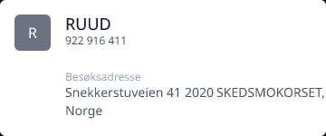 RUUD • 922916411 • Skedsmokorset