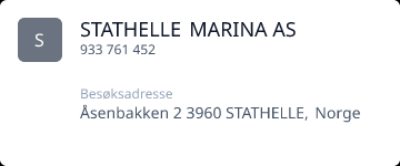 STATHELLE MARINA AS • 933761452 • Stathelle