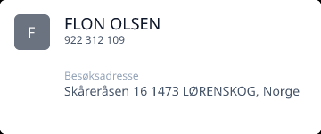 FLON OLSEN • 922312109 • Lørenskog • Informasjonstjenester