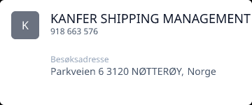 KANFER SHIPPING MANAGEMENT AS • 918663576 • Nøtterøy • Tjenester ...