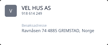 VEL HUS AS • 918614249 • Grimstad • Oppføring av bygninger