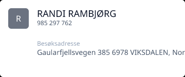 RANDI RAMBJØRG • 985297762 • Viksdalen • Jordbruk og tjenester ...