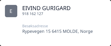 EIVIND GURIGARD • 918162127 • Molde • Landtransport og rørtransport